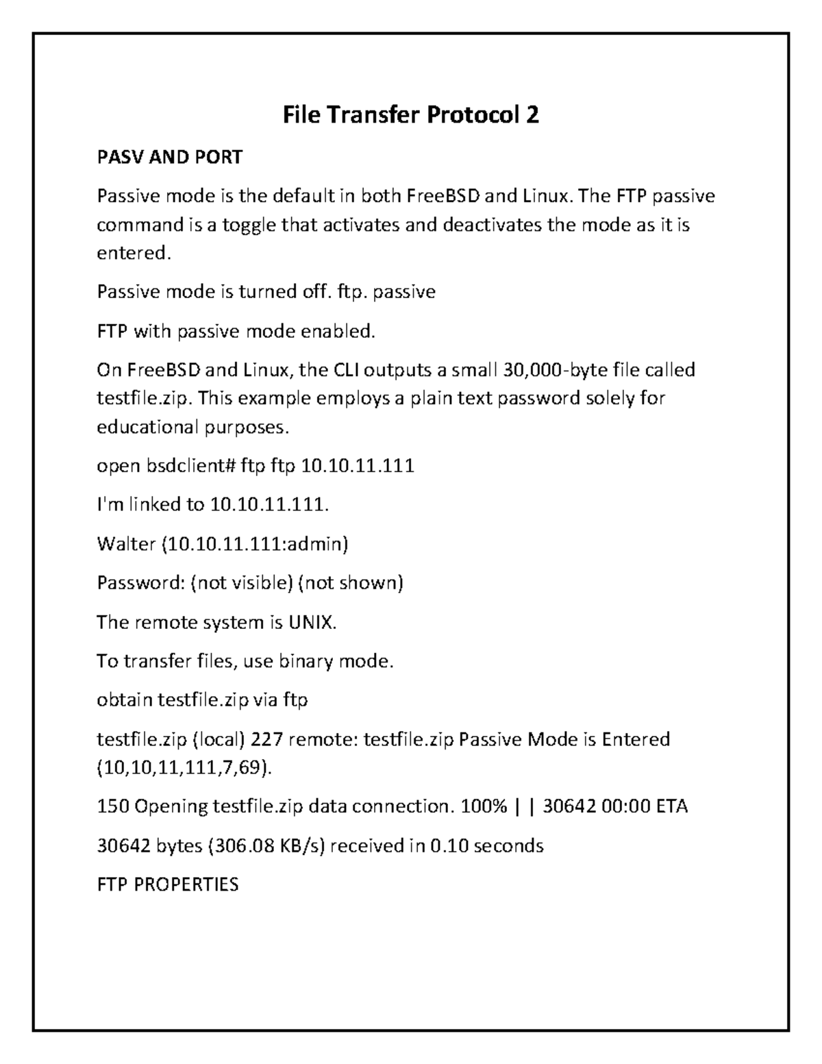 File Transfer Protocol 2 The FTP Passive Command Is A Toggle That file-transfer-protocol-2-the-ftp-passive-command-is-a-toggle-that