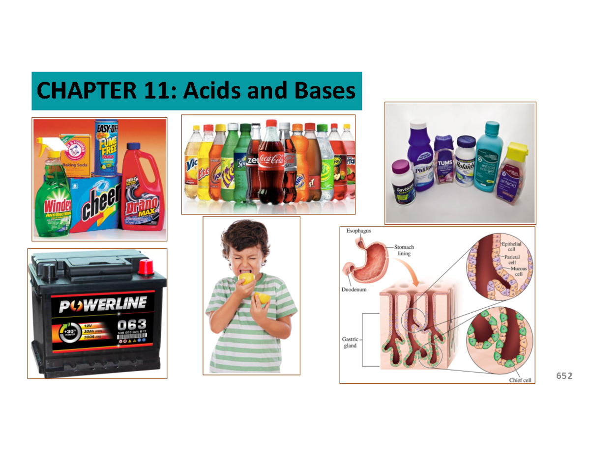 chemistry notes chapter 11 - CHAPTER 11: Acids and Bases ...