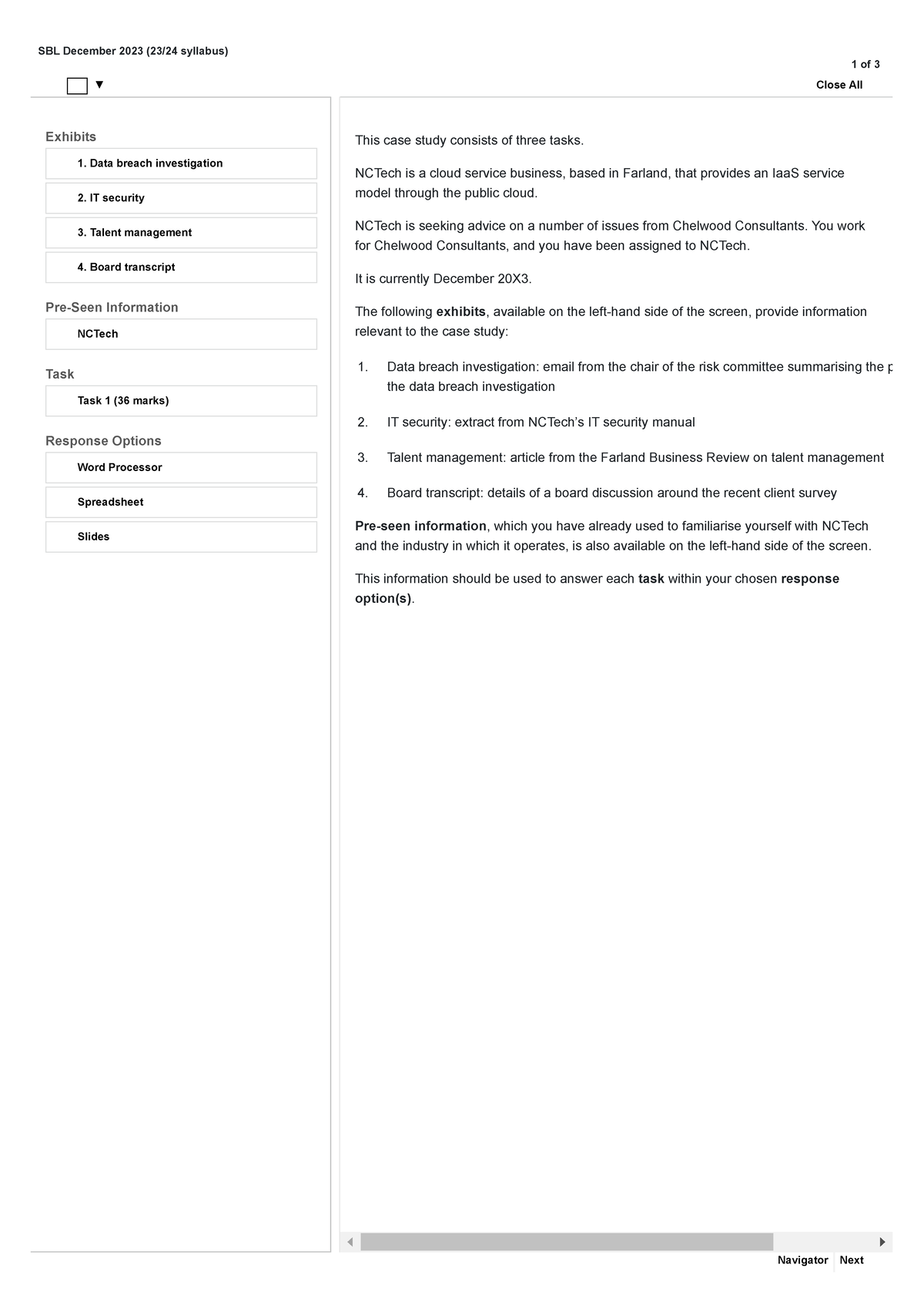 SBL 2023 Dec NCTech Question Paper - SBL December 2023 (23/24 syllabus ...