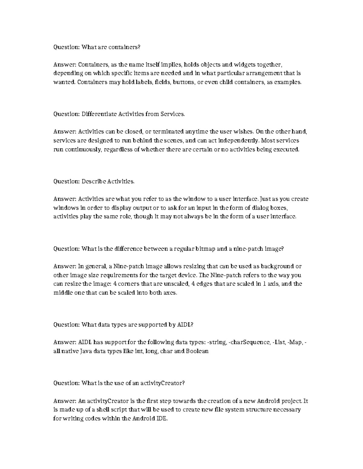 Emperil moneylessness coannexed - Question: What are containers? Answer ...