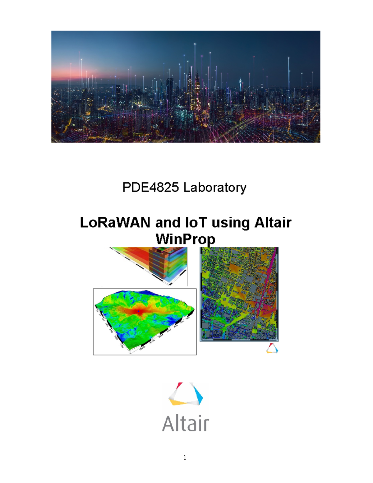PDE4825 Lab1 Student Notes - PDE4825 Laboratory LoRaWAN and IoT using ...