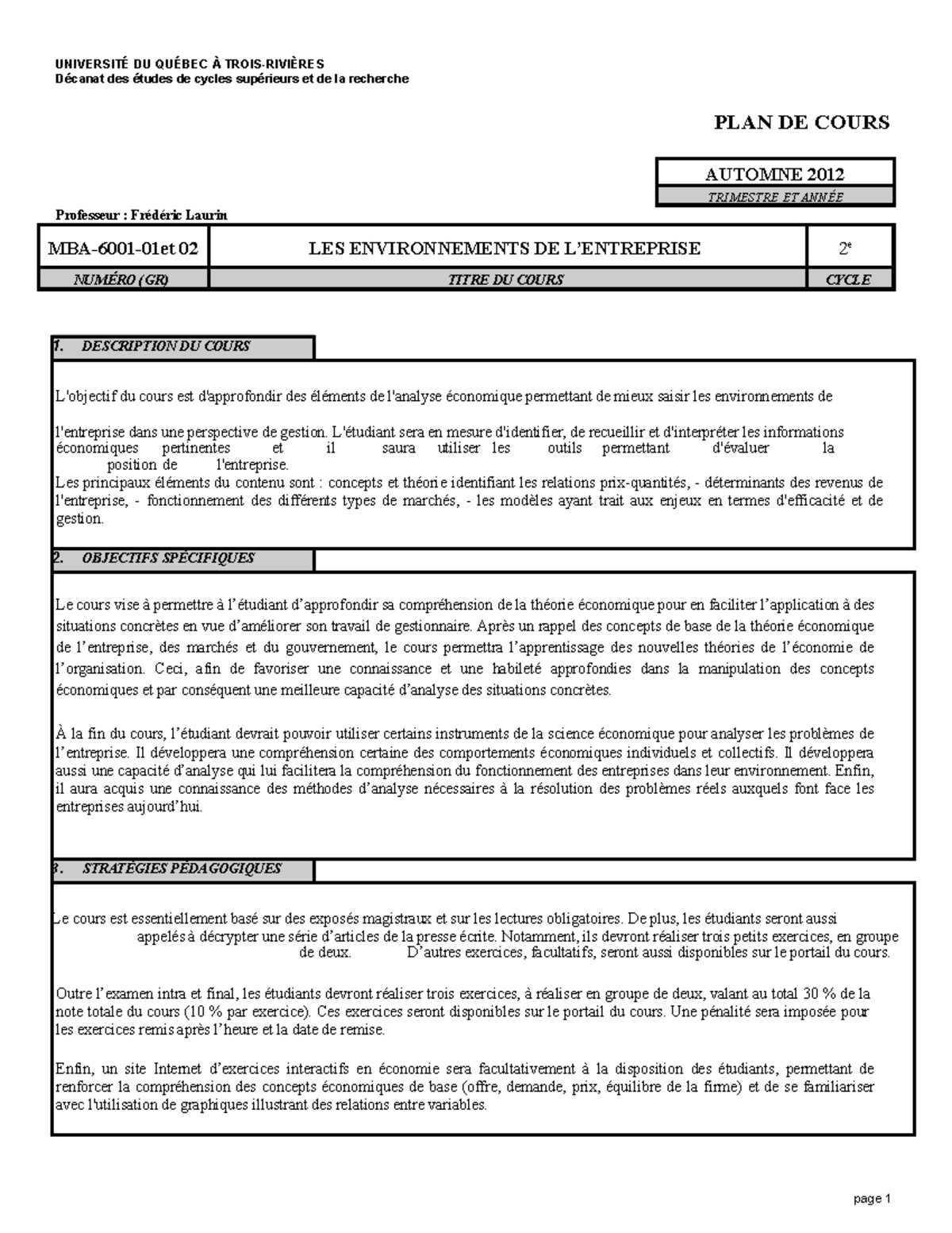 Plan de cours MBA6001-01 2012 - Décanat des études de cycles supérieurs ...