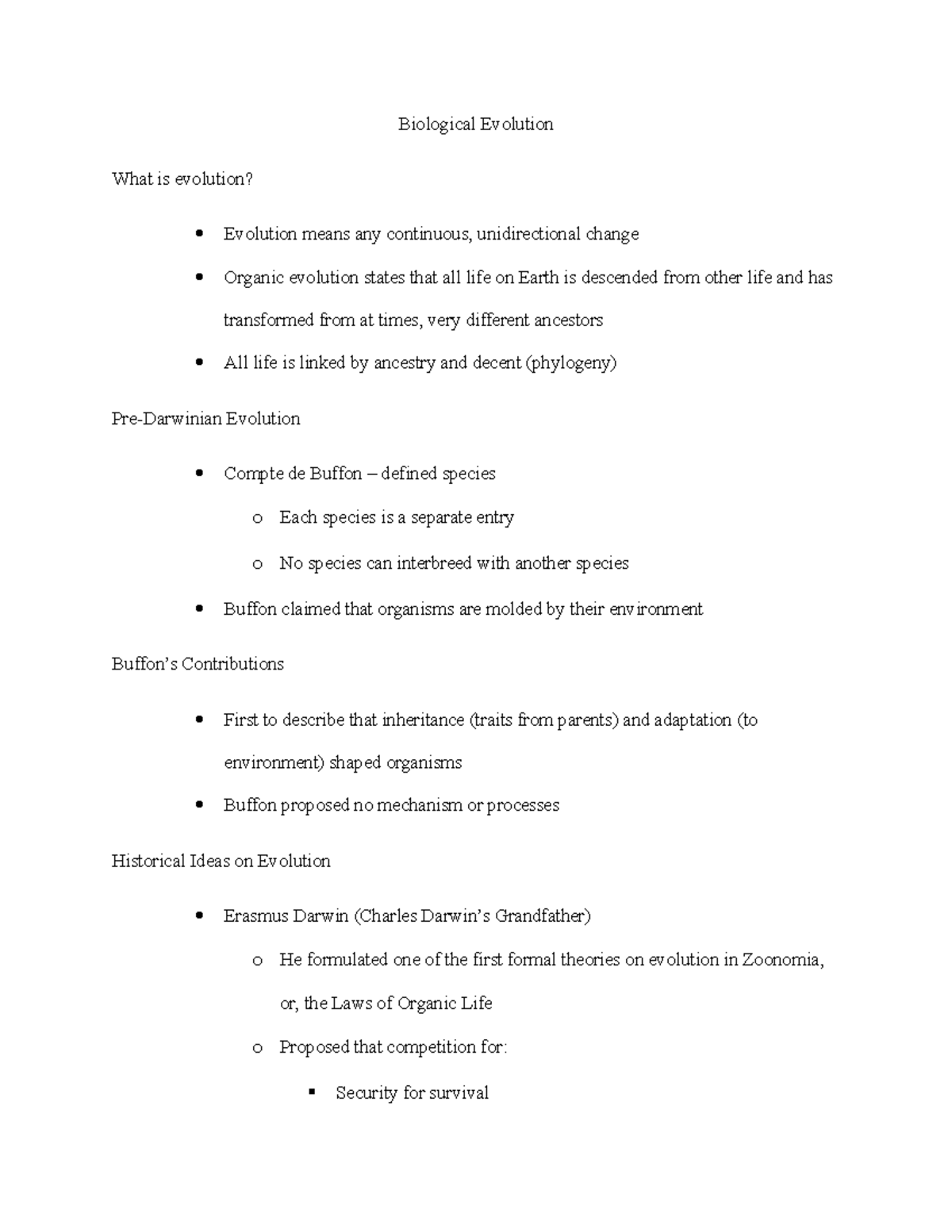 Biological Evolution Biological Evolution What Is Evolution Evolution Means Any Continuous