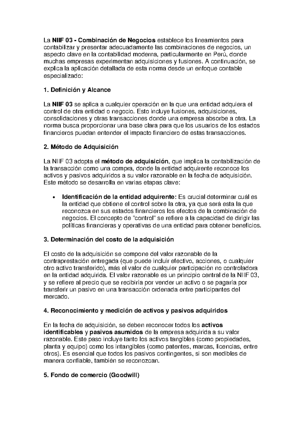 La NIIF 03 - para contadores que quieran conocer la niff 3 - La NIIF 03 ...