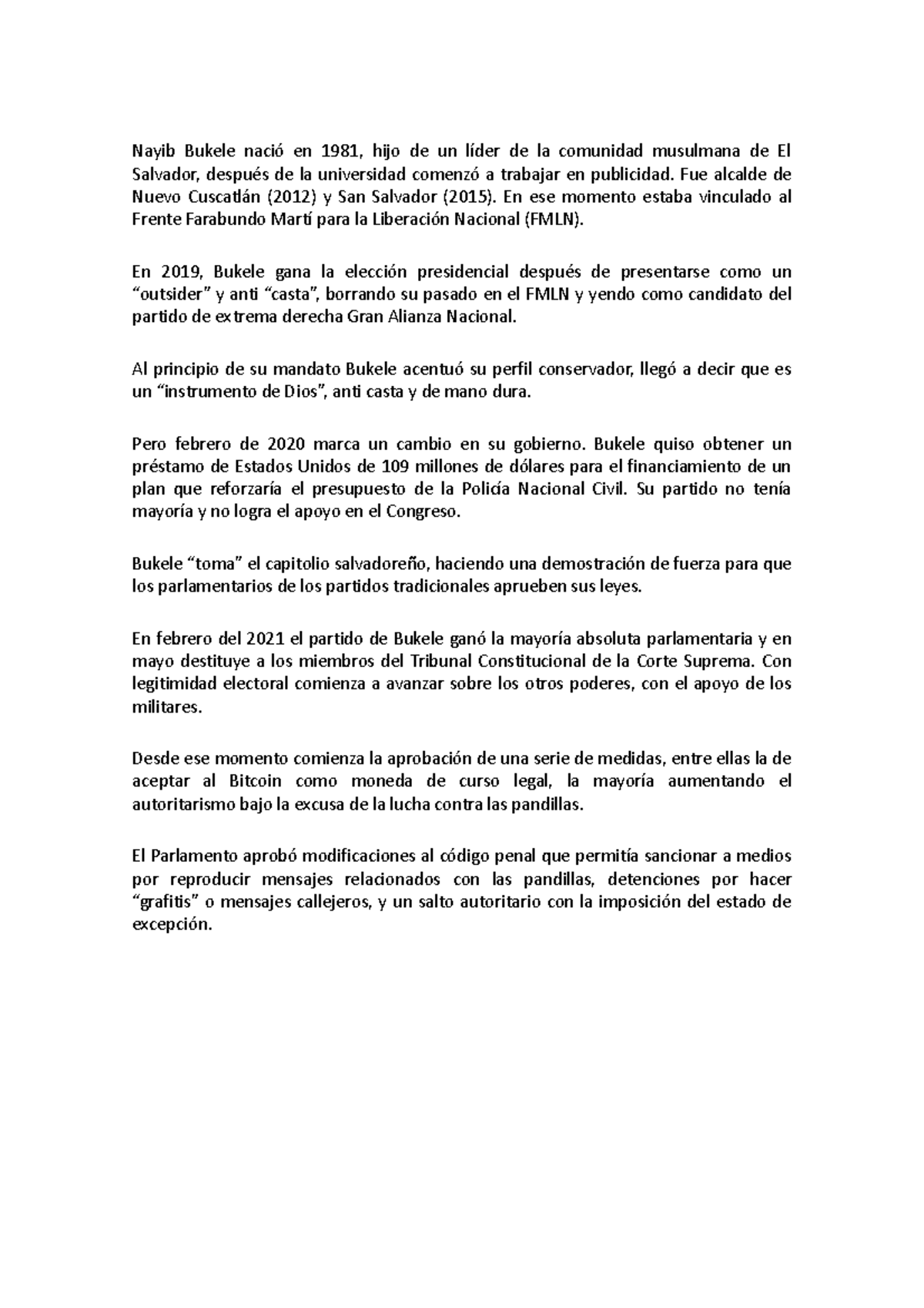 Nayib Bukele nació en 1981 - Nayib Bukele nació en 1981, hijo de un ...