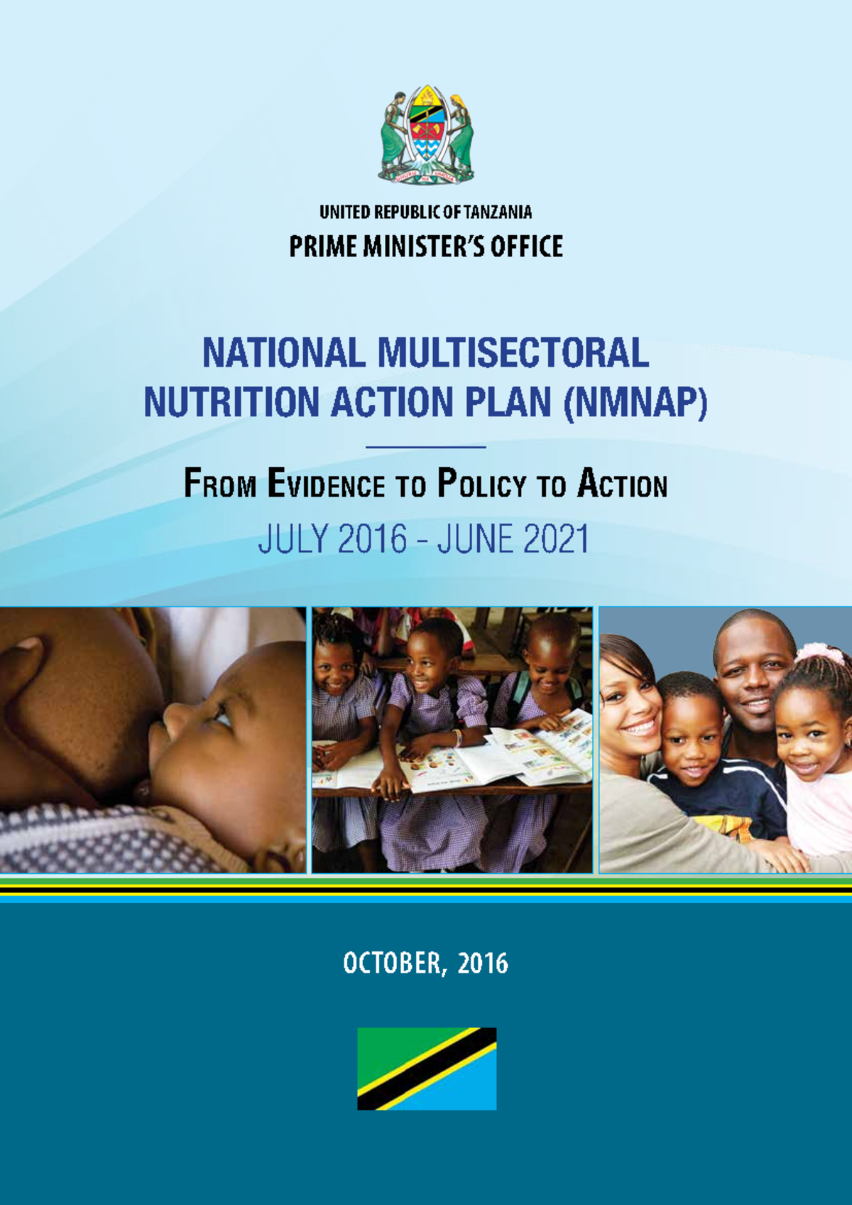 1 TZA 2016 Nmnap - UNITED REPUBLIC OF TANZANIA PRIME MINISTER’S OFFICE ...