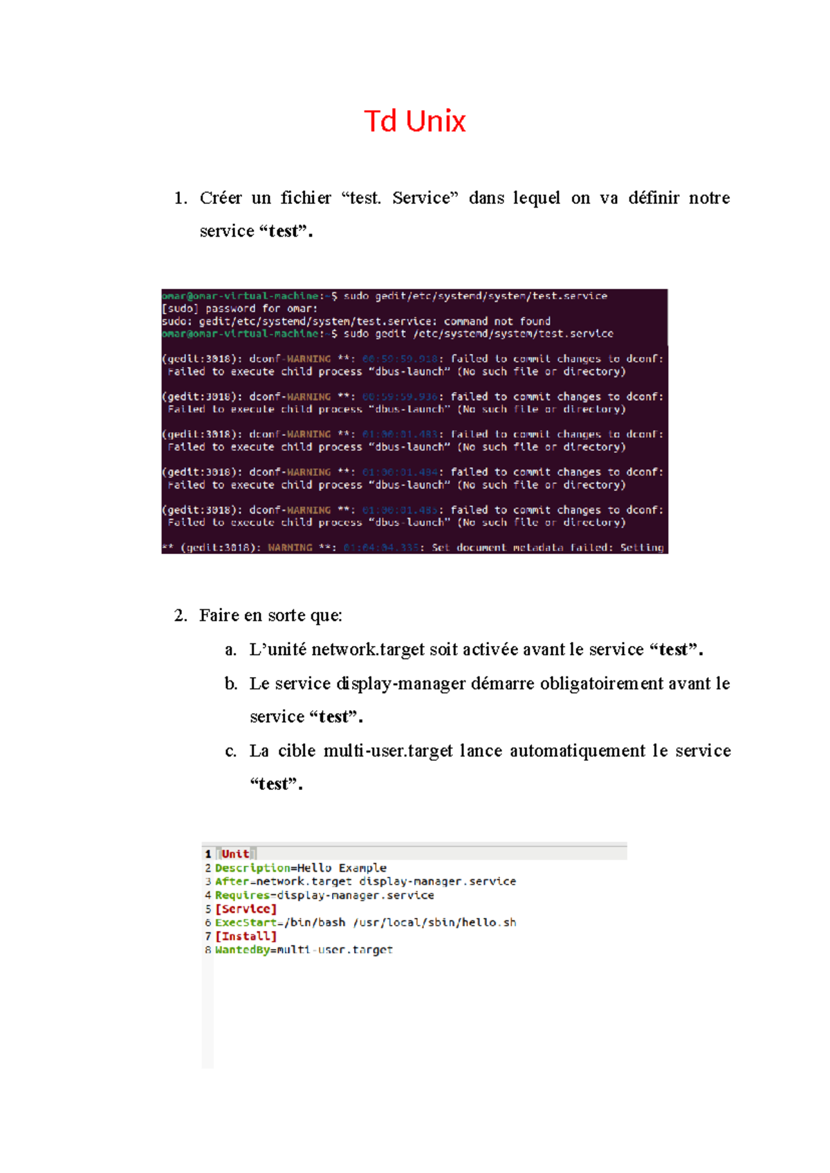 Td Unix - c'est une base de doonne aec beacoup de richhesse - smart money concept - Studocu