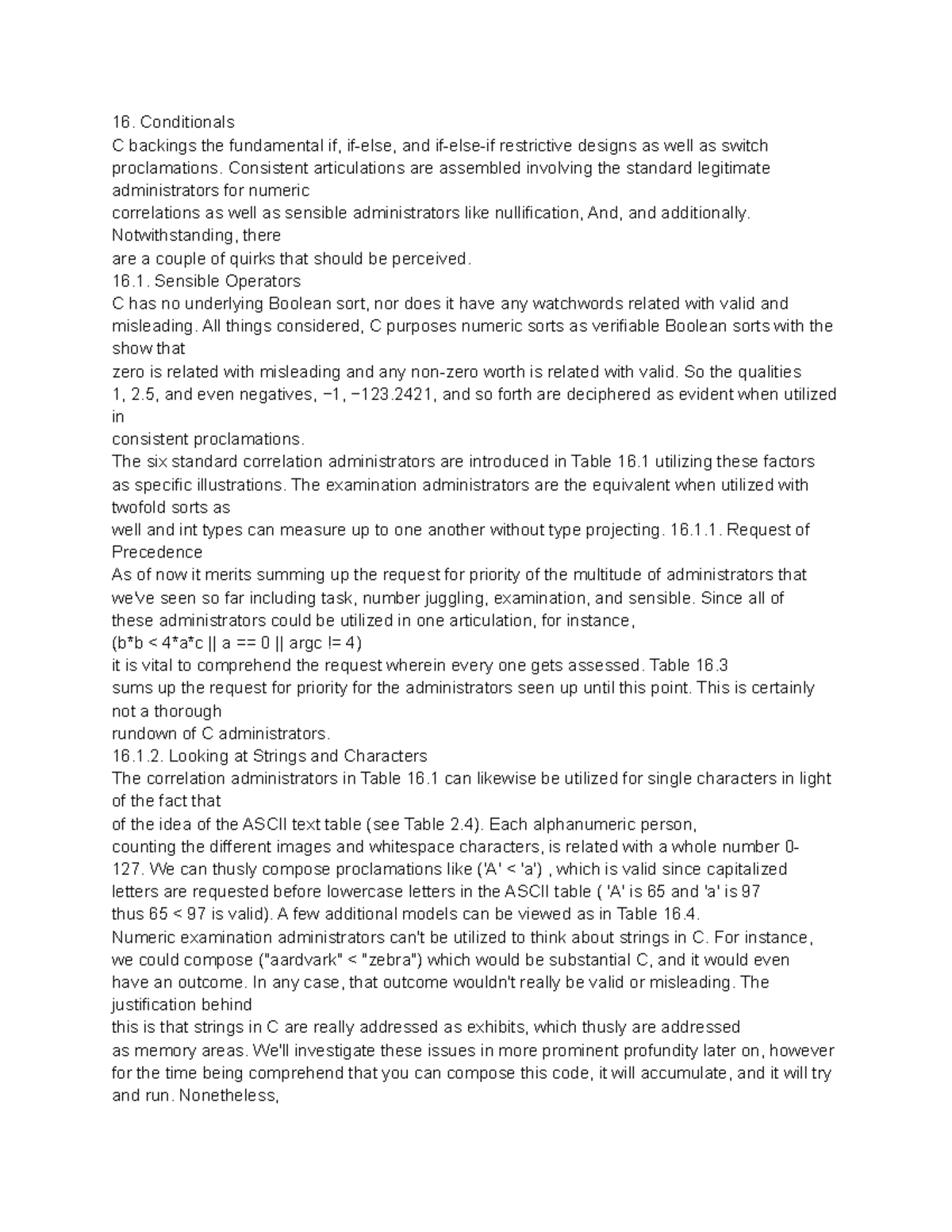 Intro Computer Science Chpt 16 Notes Conditionals C Backings The Fundamental If If Else And 2382