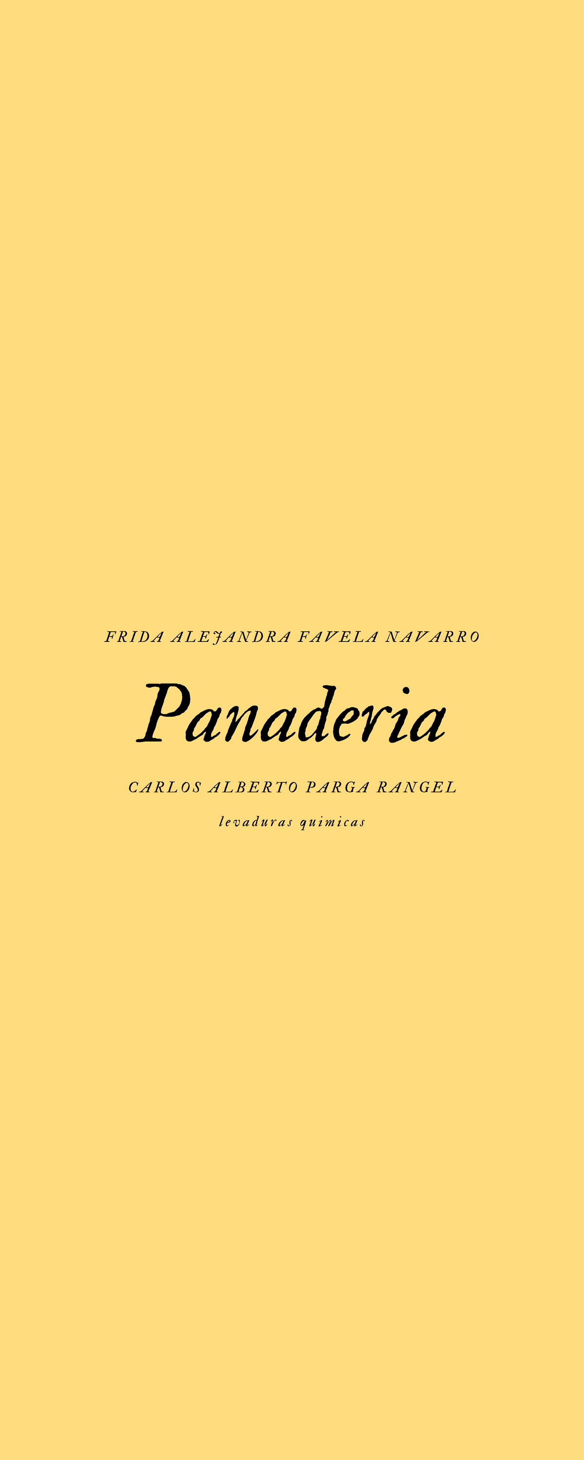 Infografía de levaduras químicas FAFN - F R I D A A L E J A N D R A F A ...