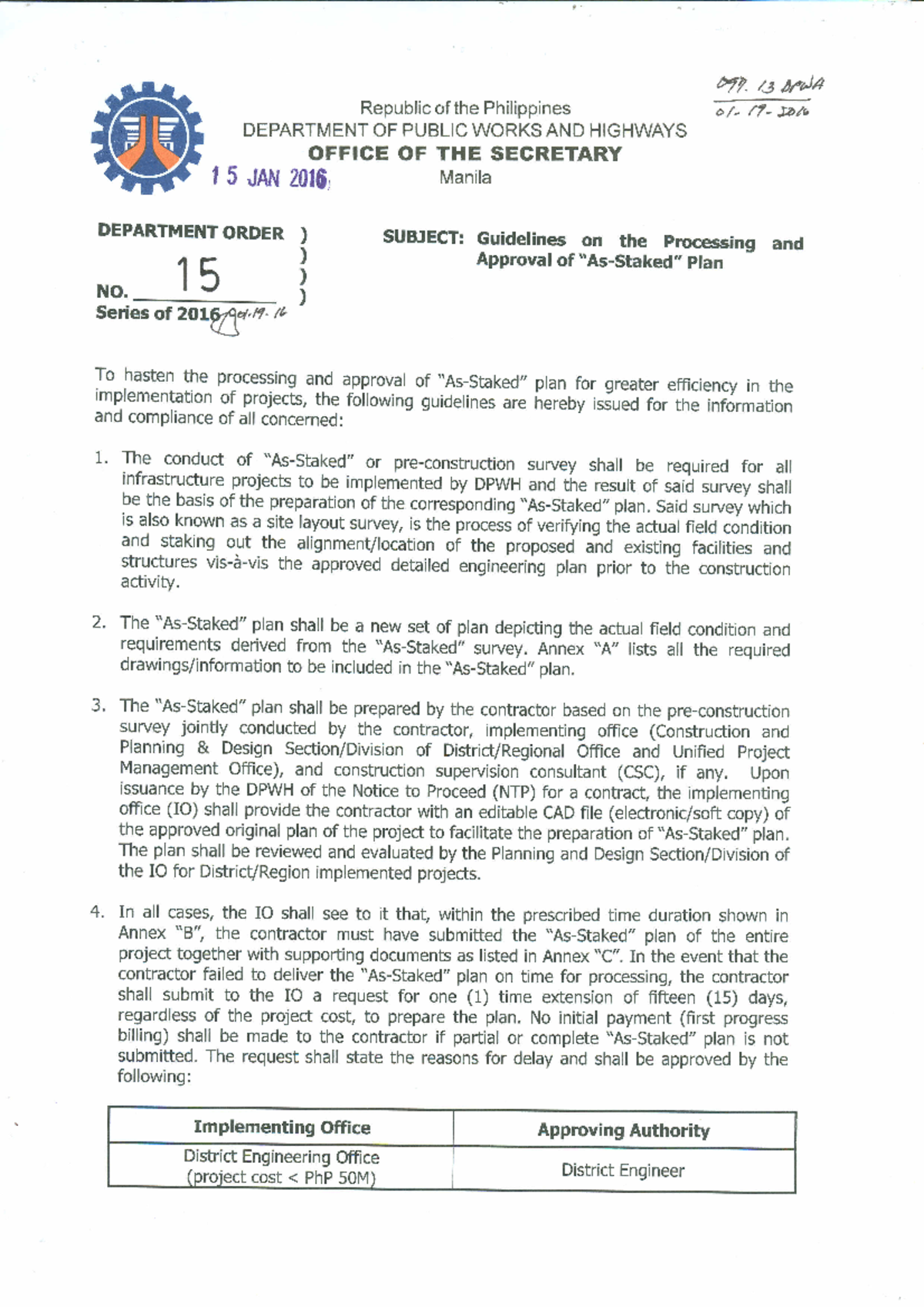 DPWH Bldg plan standard s2016 - 0··.·······-.:· ...',- .-.- ,. t>fp. /3 ...