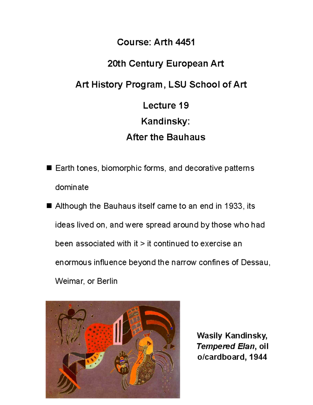 Giacometti - Lecture Notes of 20th Century Contemporary Artists ...