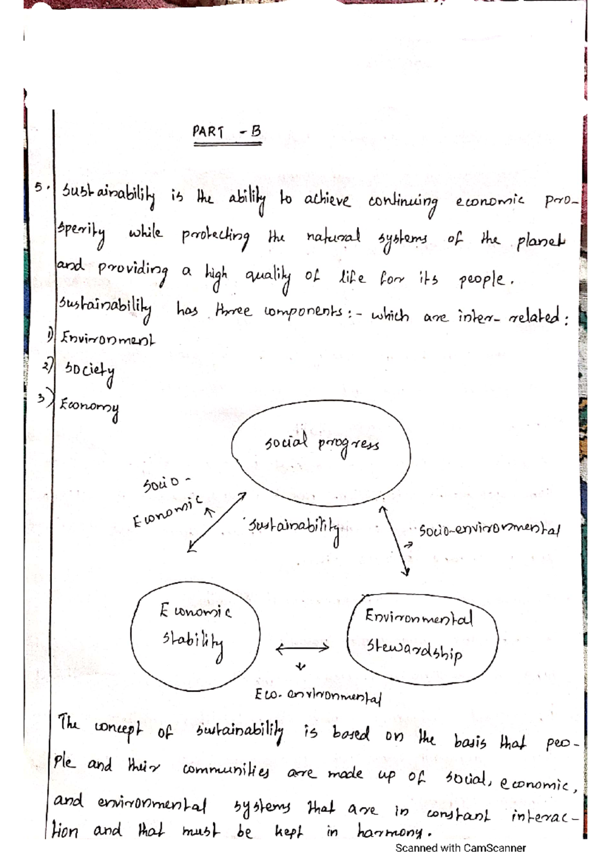 Doc 4 - sustainable engineerng - Computer Science and ENgineering - Studocu