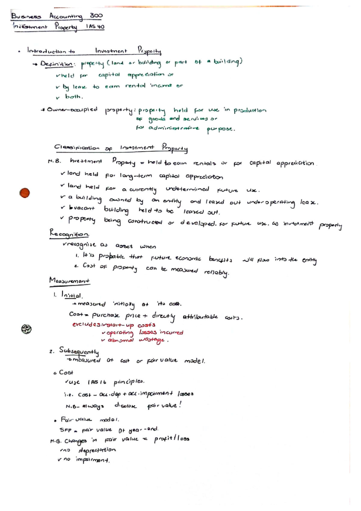 Bac 300 ias 40 notes - BAC 300 - Studocu