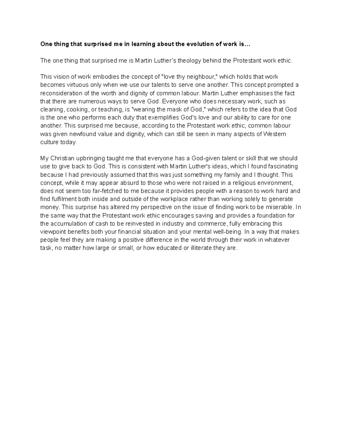 Week 2 Pre-Workshop Activity - One thing that surprised me in learning ...