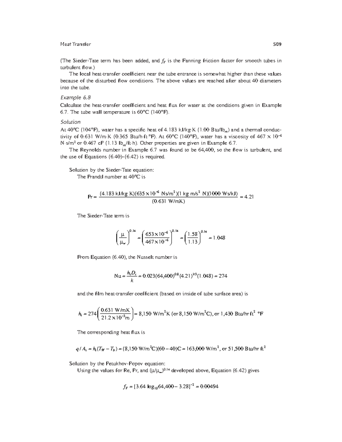 Albright's Chemical Engineering - Heat Transfer 509 (The Sieder-Tate ...