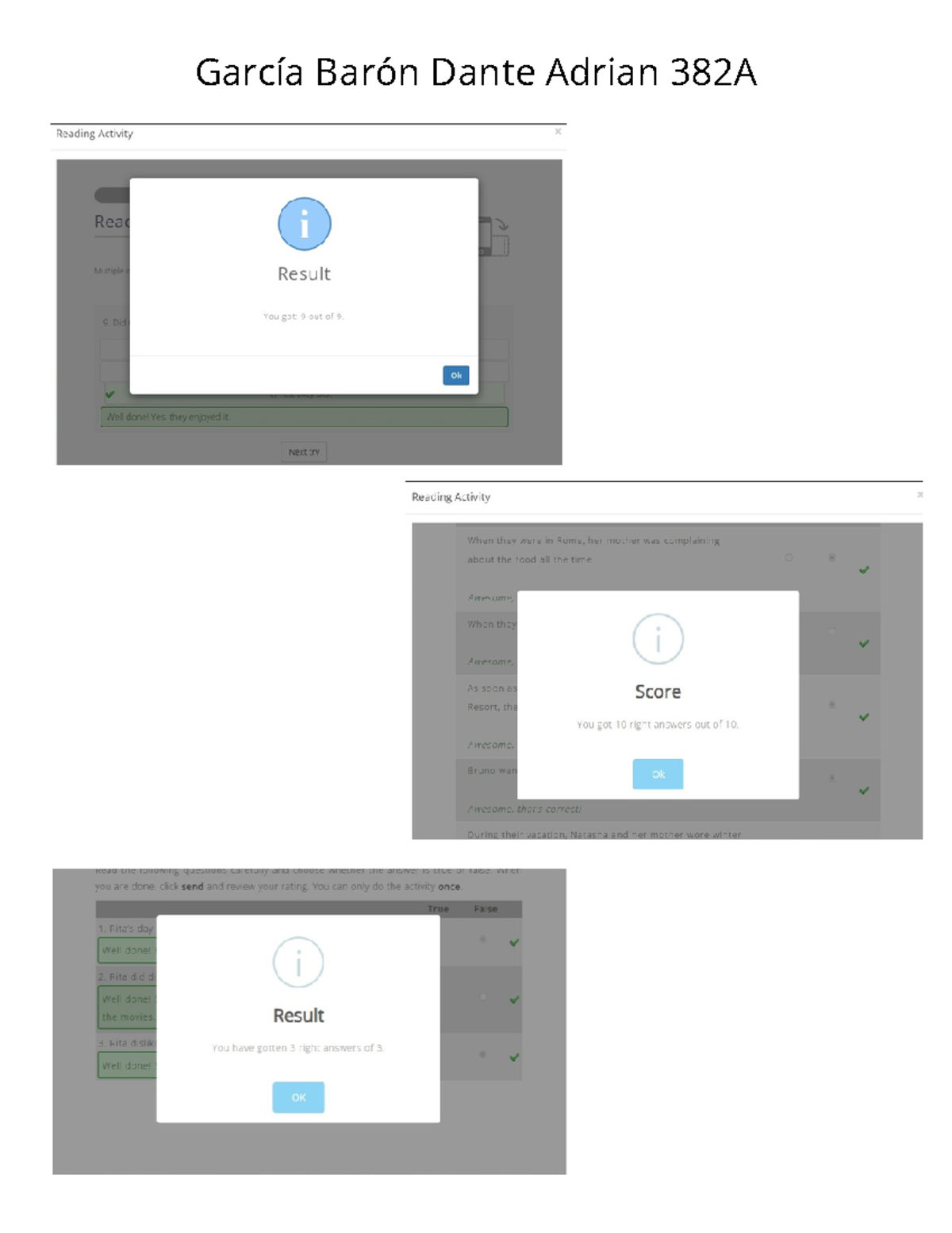 U2 Simultaneous actions in the past.pdf - García Barón Dante Adrian ...