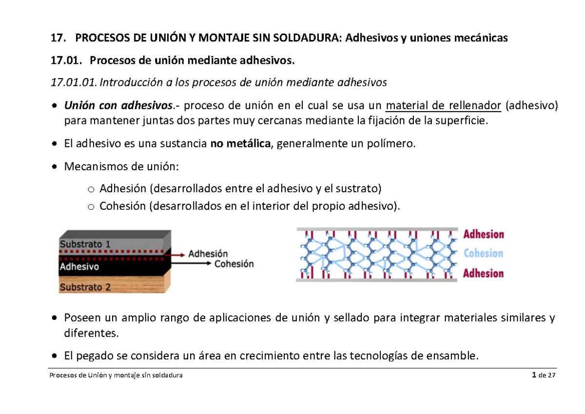 17 Procesos de unión y montaje sin soldadura - PROCESOS DE UNI”N Y ...