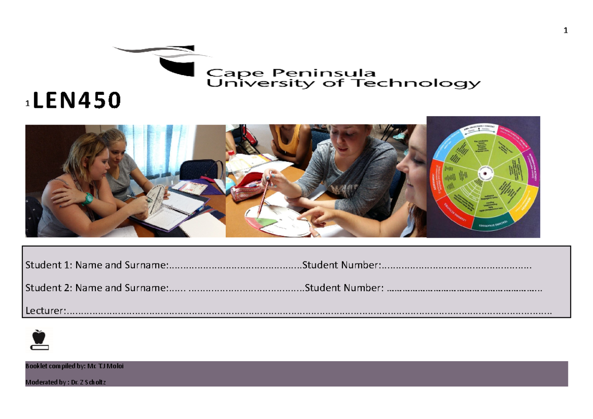 Lolt lesson plan - N/A - ####### 1 Student 1: Name and - Studocu