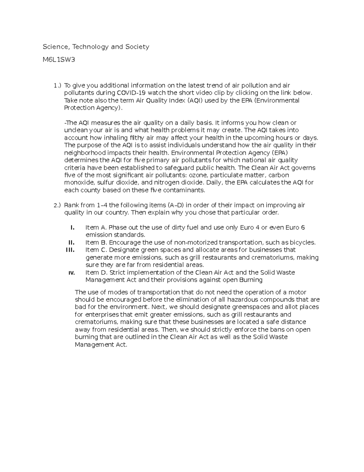 M6L1SW3 - dnsmdfsdfjsfsjdfjsfdn - Science, Technology and Society ...