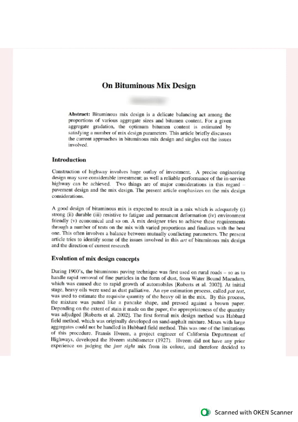 Bituminous Mix Design - Transportation Design - Studocu