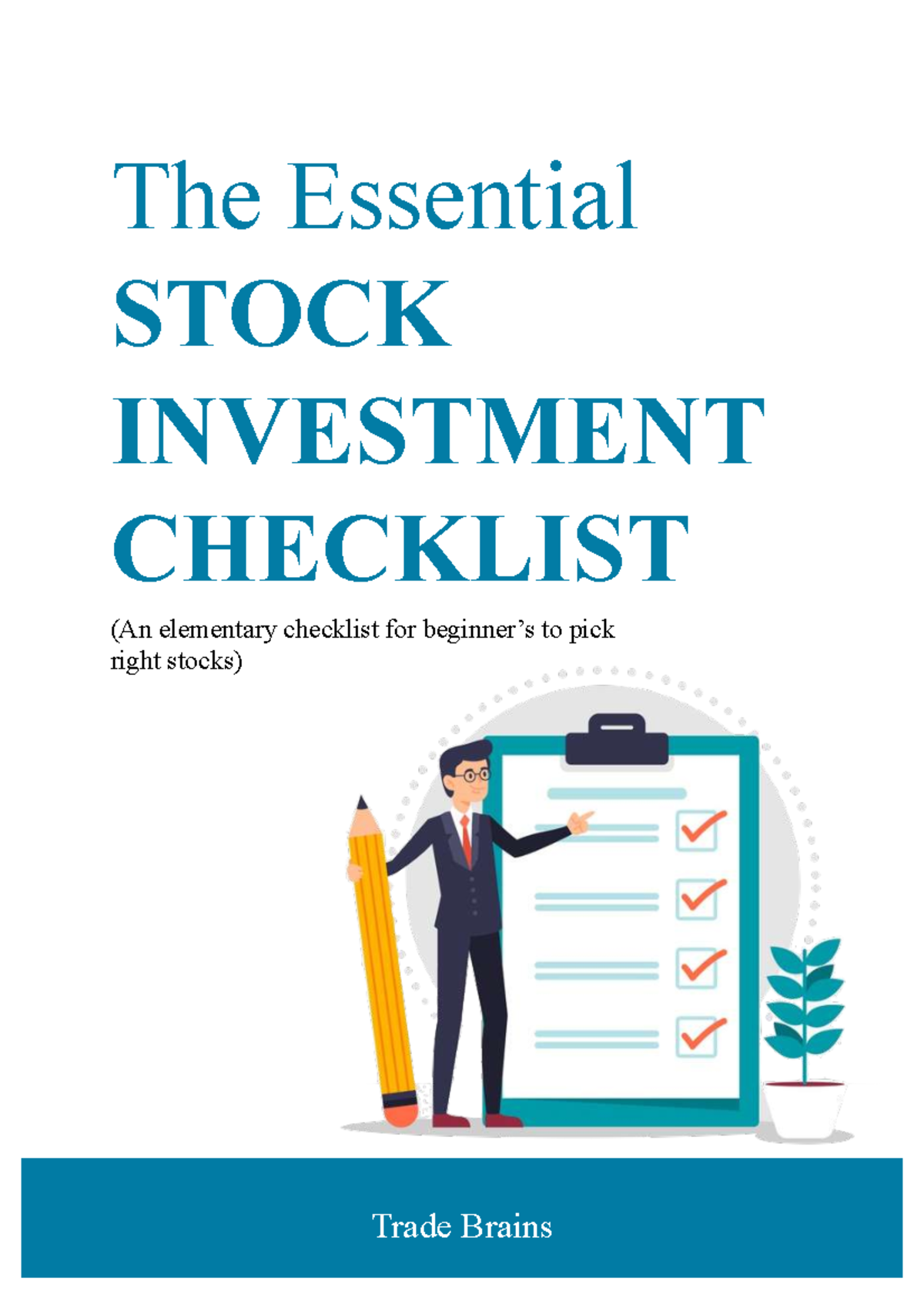 Stock Investment Checklist - (An elementary checklist for beginner’s to ...