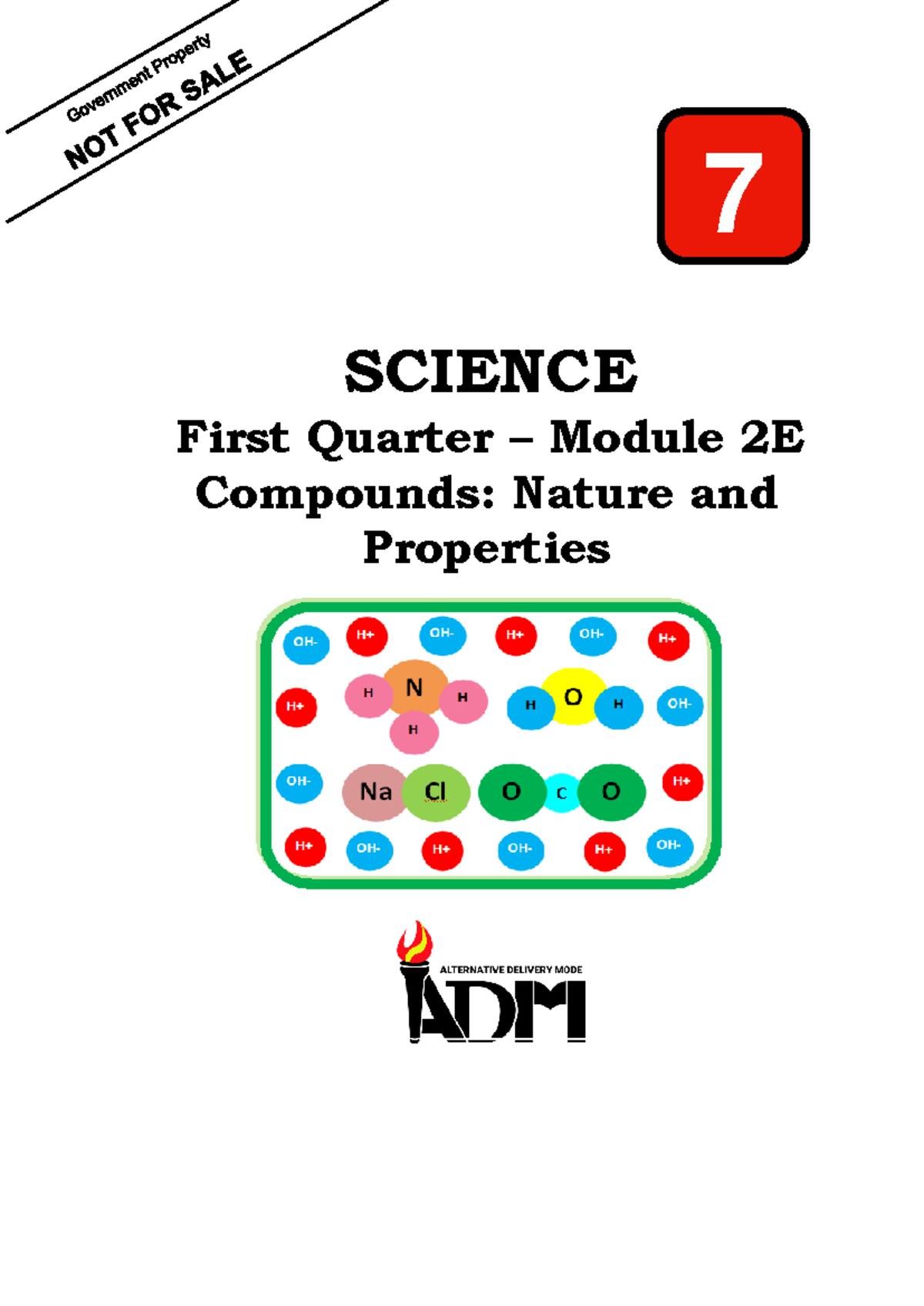 Science 7 Q1 Mod2E Compounds Version 3 - SCIENCE First Quarter – Module 2 E Compounds: Nature ...