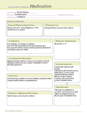Med card senna 12 - med card - ACTIVE LEARNING TEMPLATES Medication ...