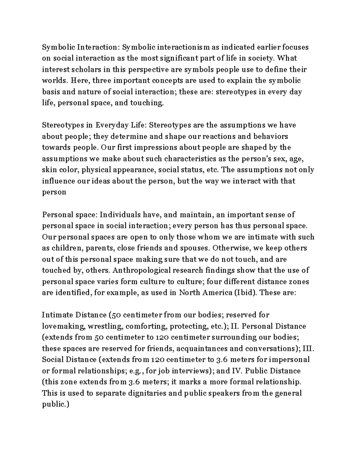 Sociology pt 3 - young - Symbolic Interaction: Symbolic interactionism ...