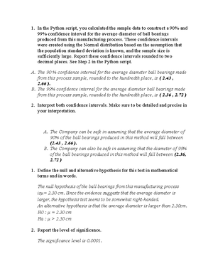 MAT 243 Project One - MAT 243 Project One Summary Report Dominic ...