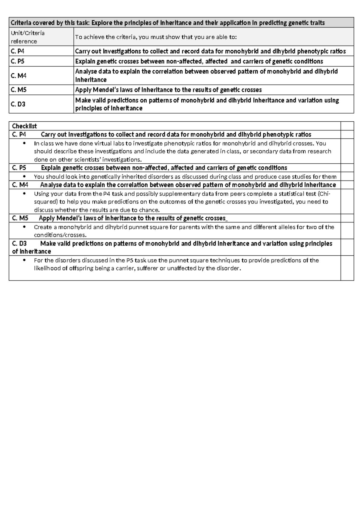 Unit-11-Aim-C-Marking-Checklist - Criteria covered by this task ...