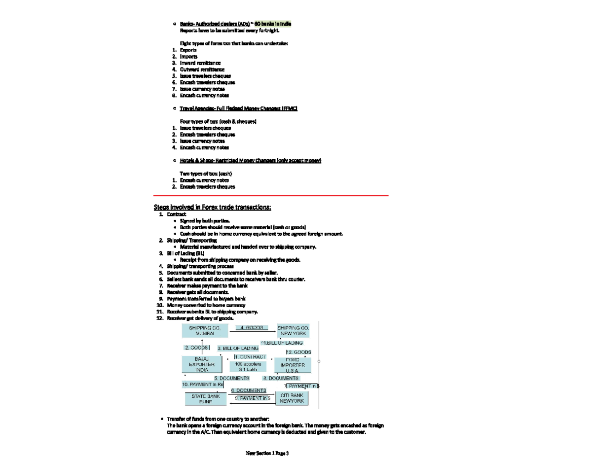 Structure of Forex market - Introduction to Trade Finance & Forex - Studocu