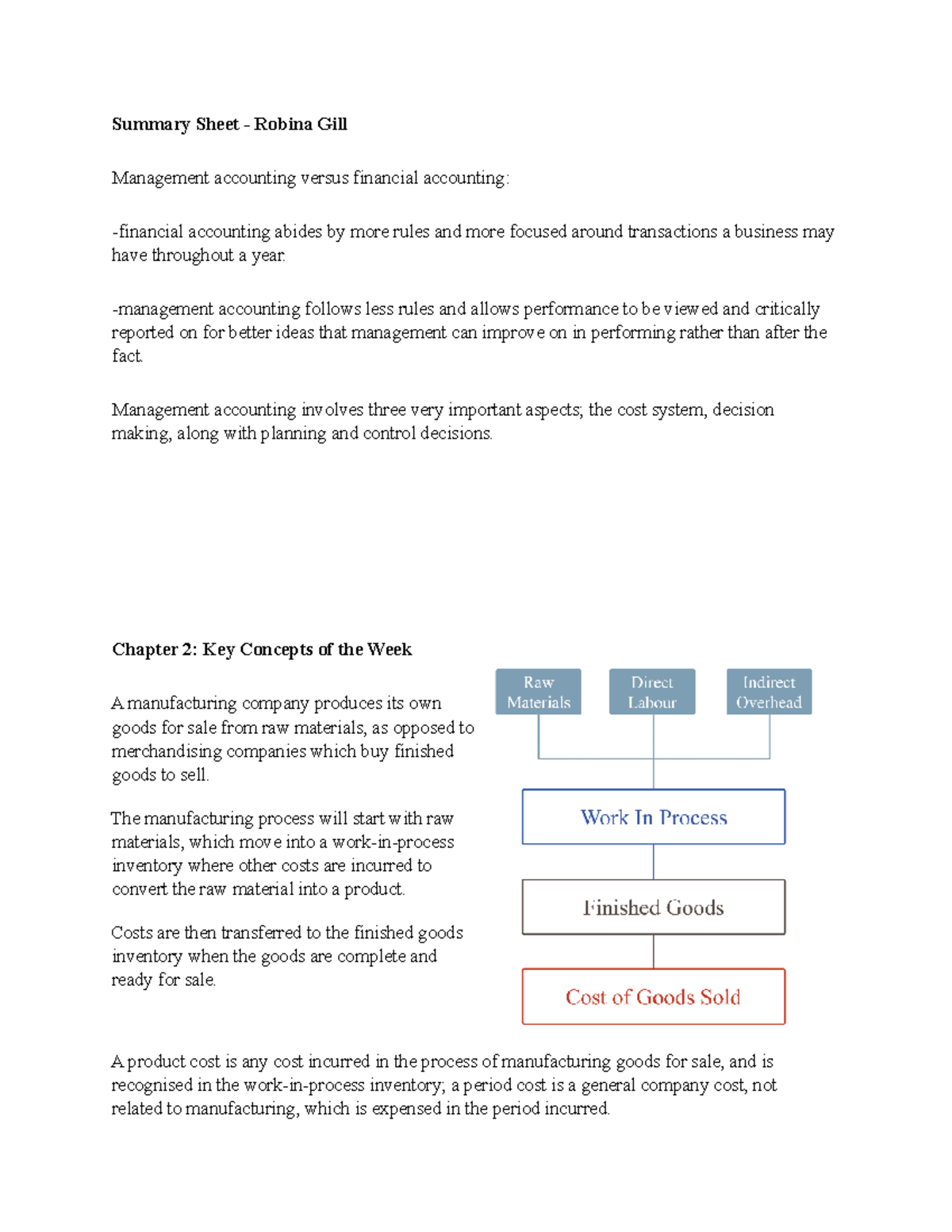 Week 1 Cheat Sheet and summary sheet for lecture - Summary Sheet ...