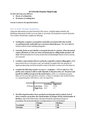 Micro Tutorial Complete Solutions - ECON1101 Tutorial 1: Decision ...