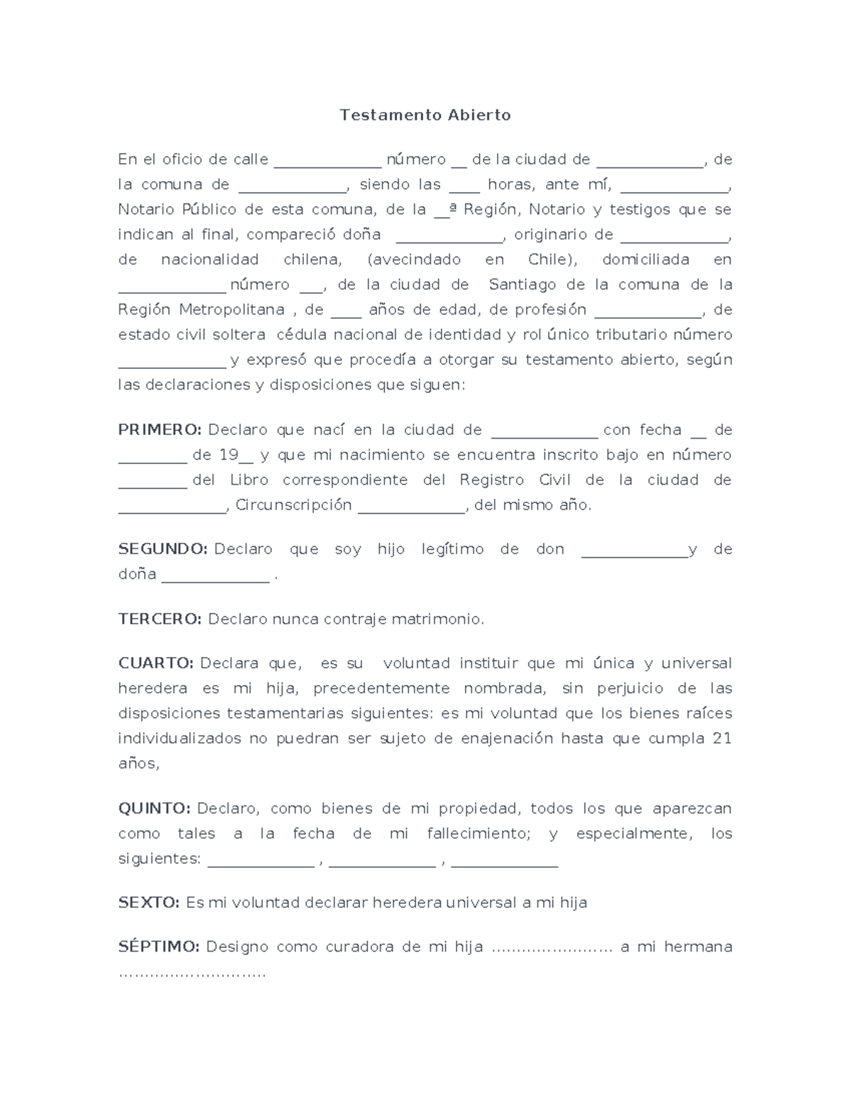 Modelo-de-Testamento-Abierto-firma-presencial - Testamento Abierto En ...