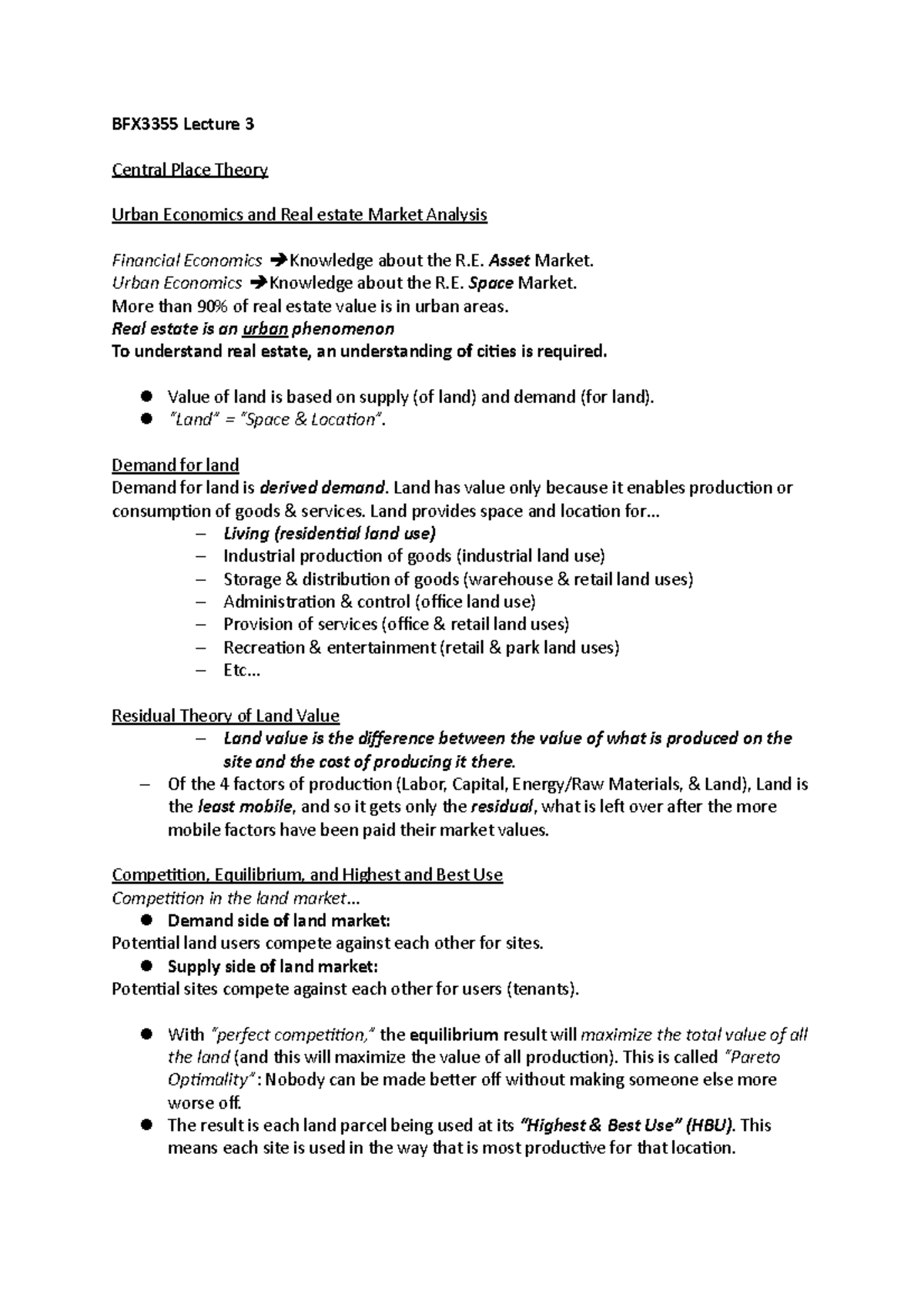 BFX3355 Lecture 3 Notes - BFX3355 - Monash - Studocu