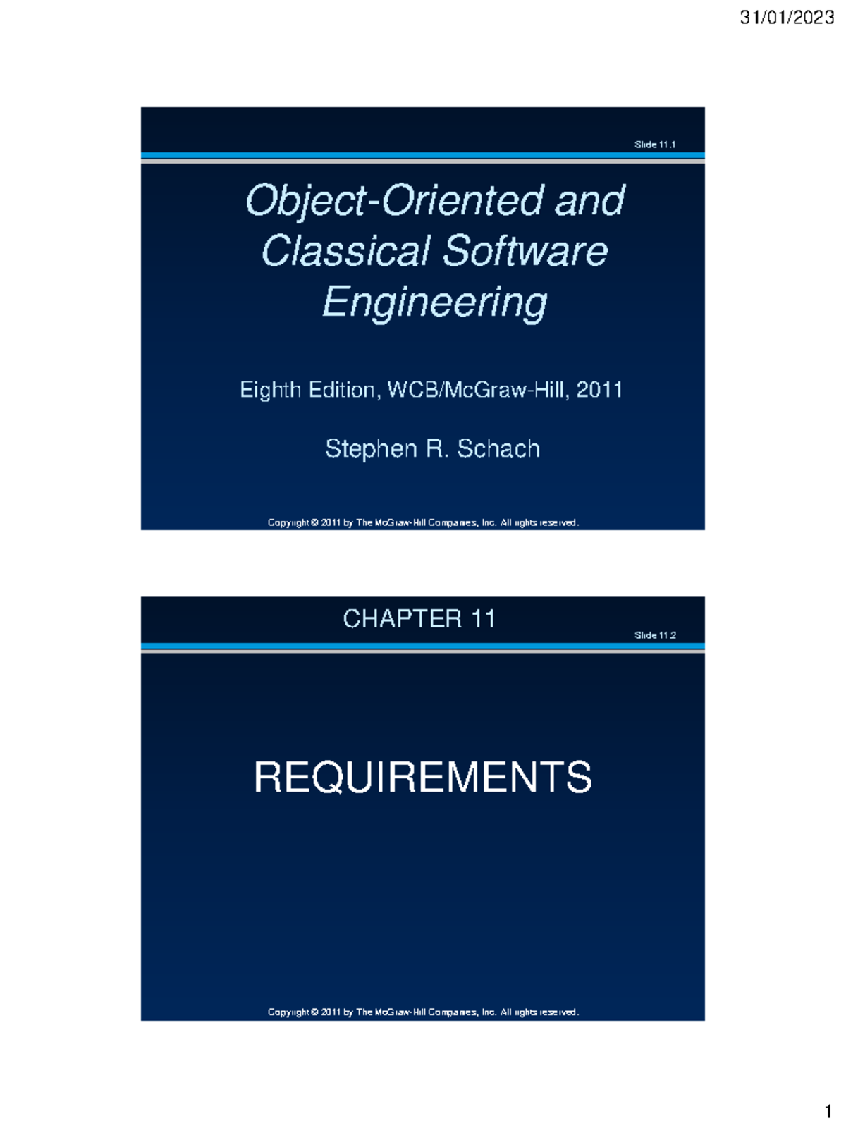 Se8 ch11 v5 - ssdad - ####### Slide 11. ####### Copyright © 2011 by The ...