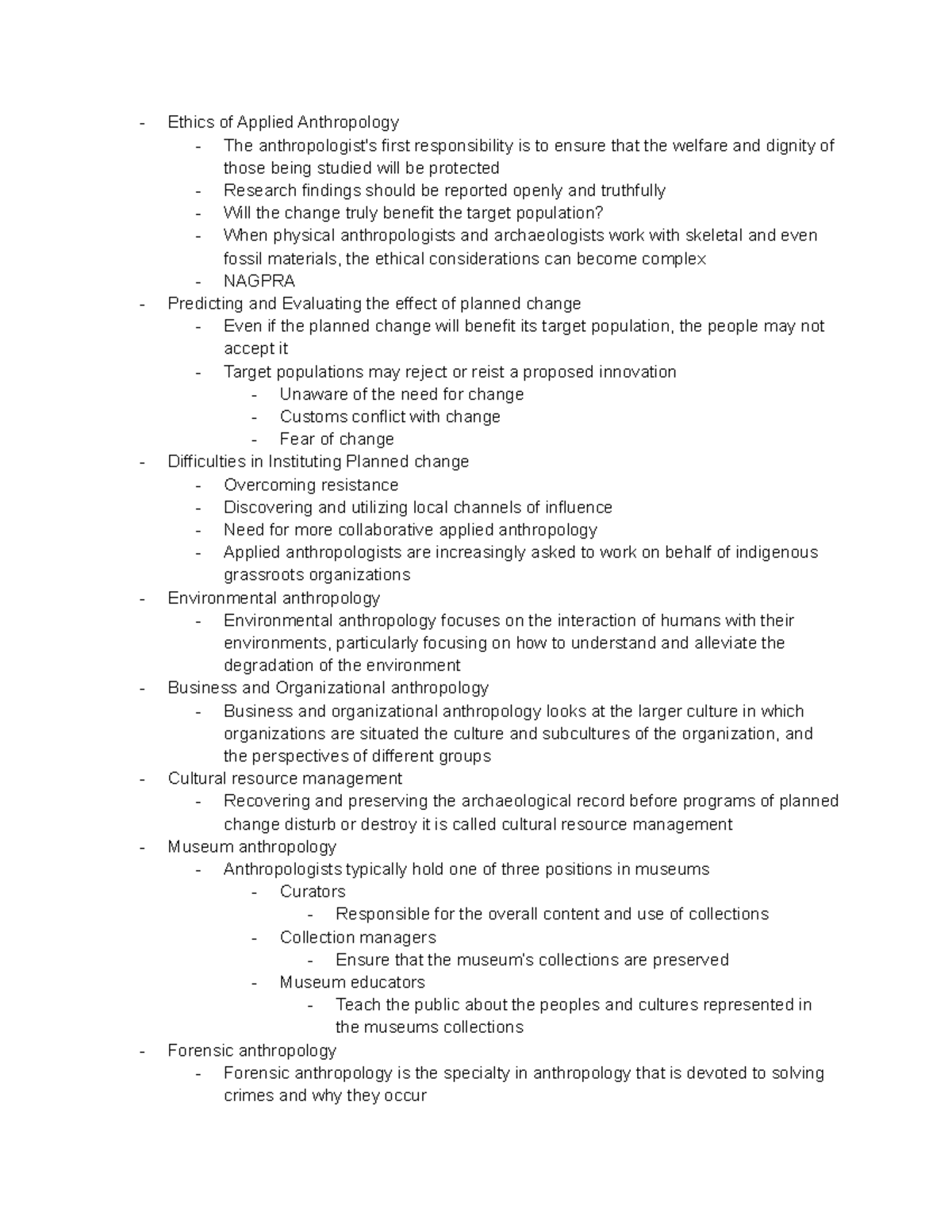 Chapter 25- Practicing and Applying Anthropology - Ethics of Applied ...