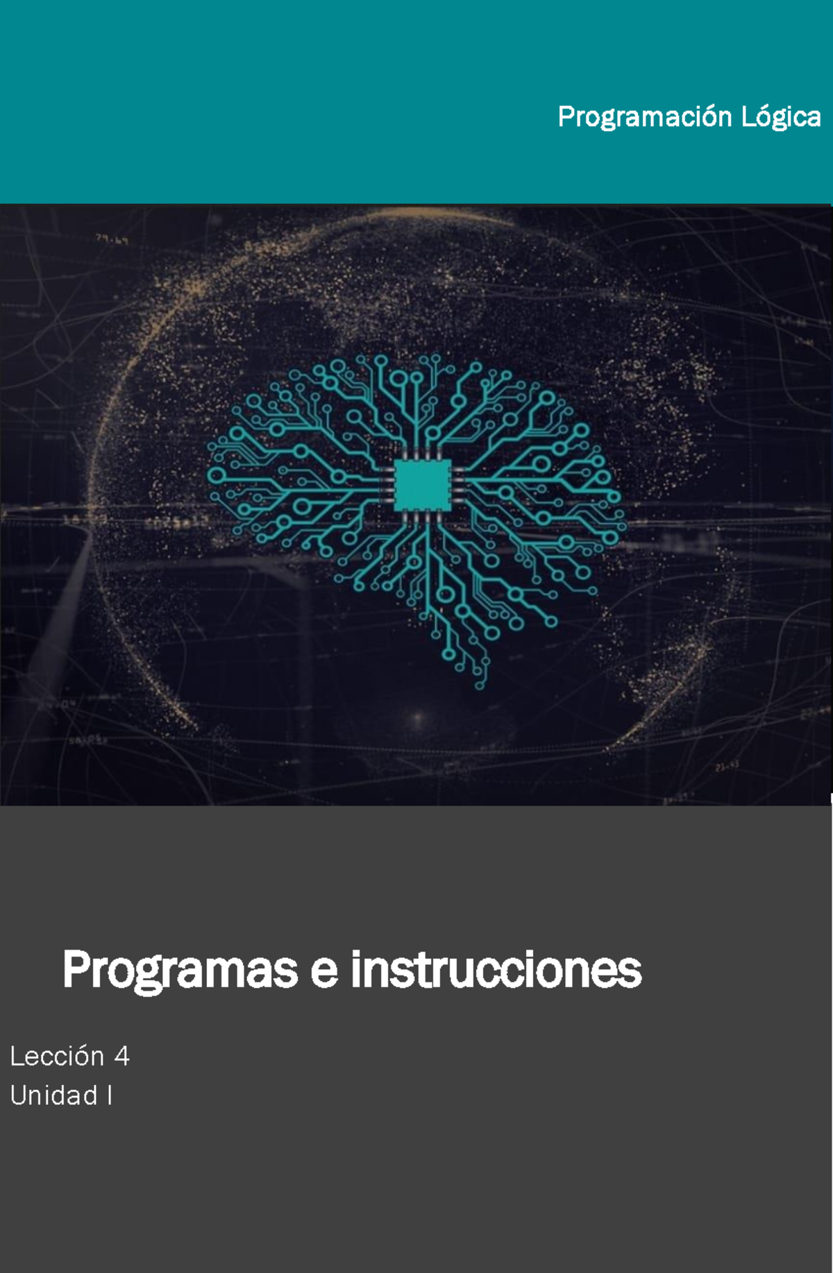 U1-4 Programación Lógica - Programación Lógica Programación Lógica ...