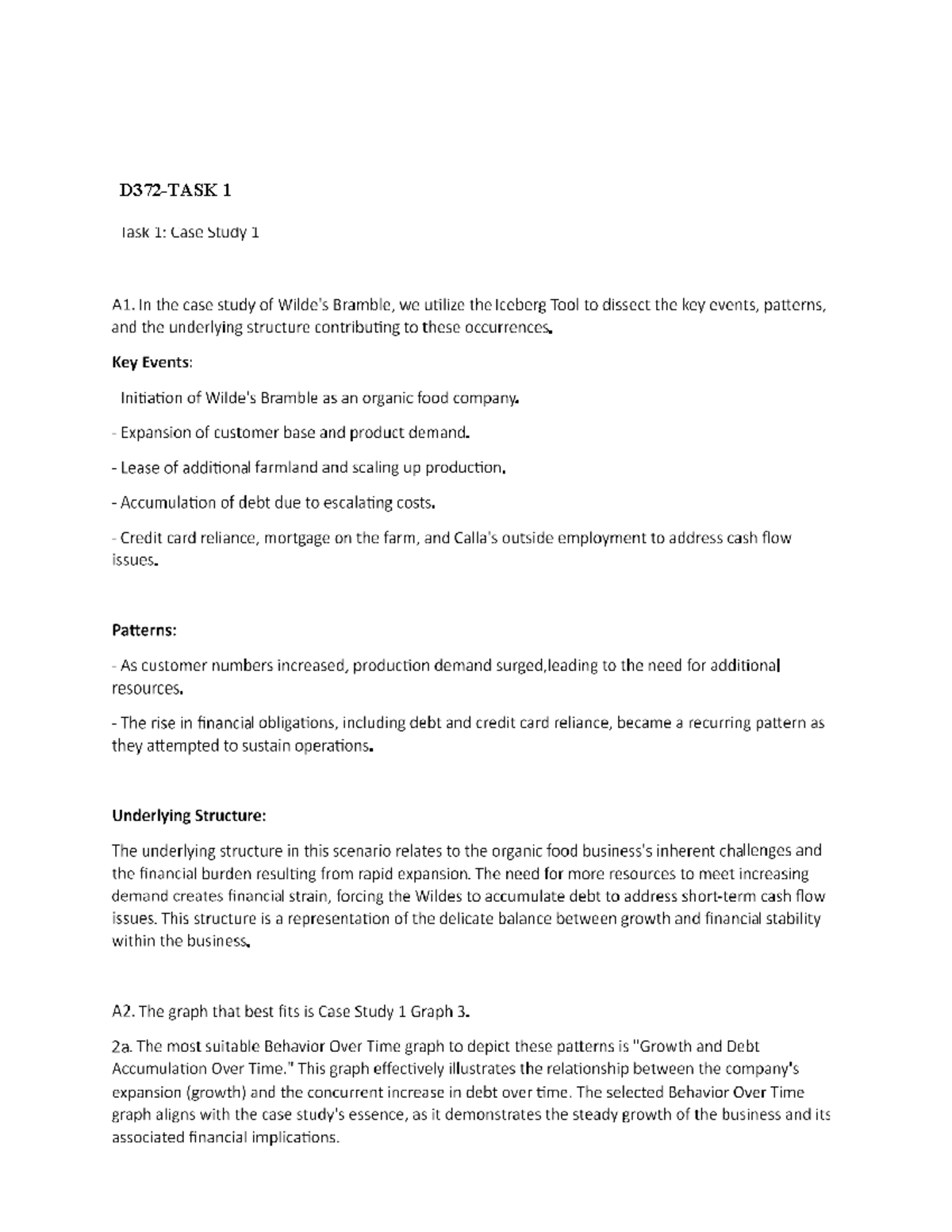 intro to sysytems thinking - D372 - D372-TASK - Studocu