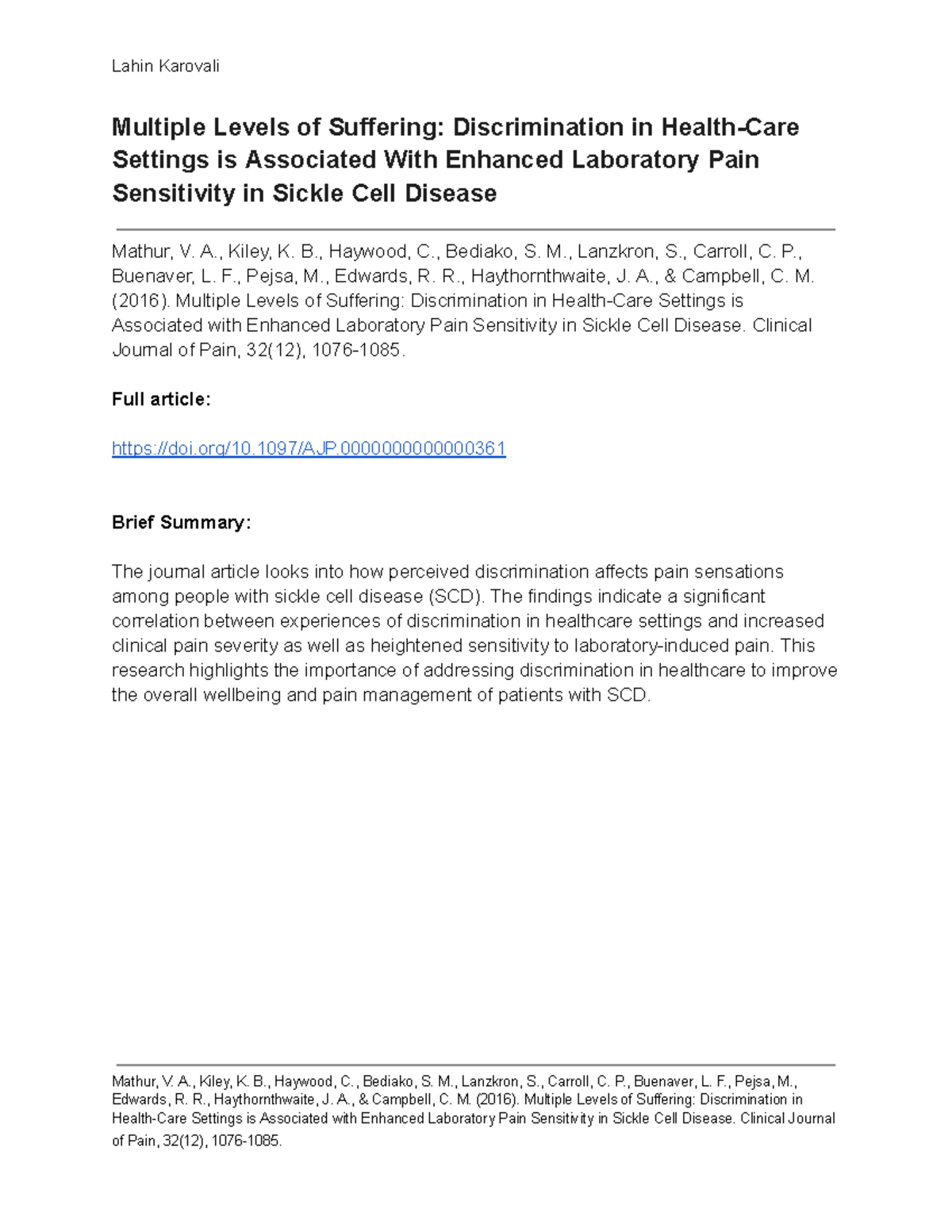 September Qalmri 1 - Multiple Levels of Suffering - Multiple Levels of ...
