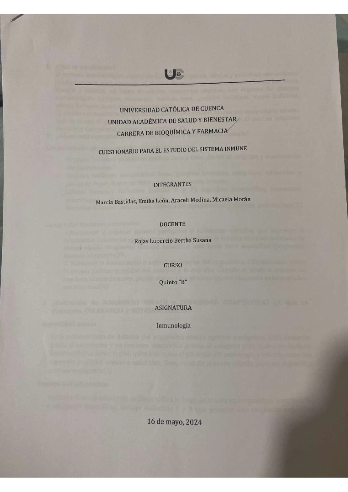 Fármaco Emilia LEON 5B - FÁRMACOS MODIFICADORES DE LA ENFERMEDAD ...