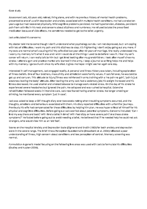 Intellectual Disability Case study - Case study Pat is a 46-year-old ...