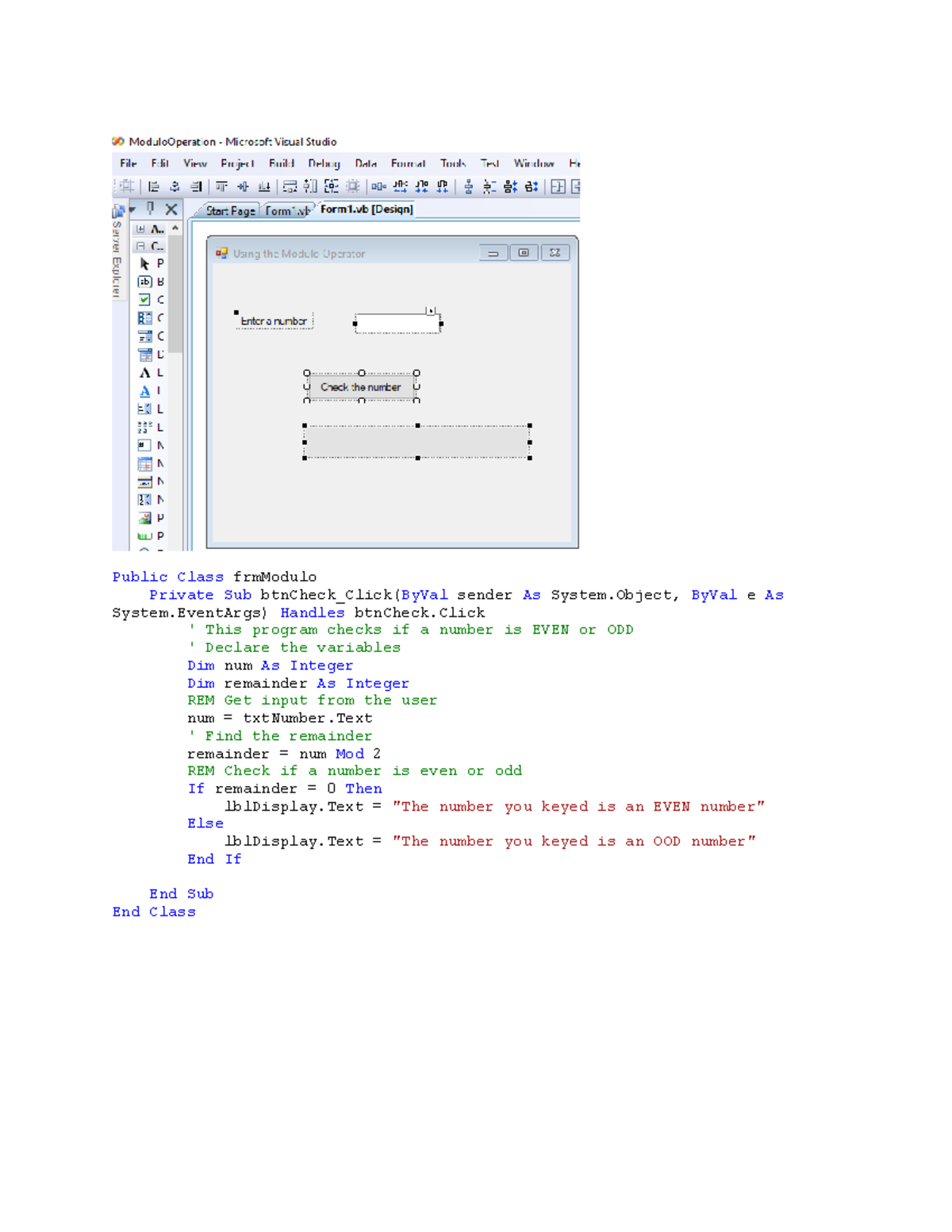 Desktop publishing - Public Class frmModulo Private Sub btnCheck_Click ...