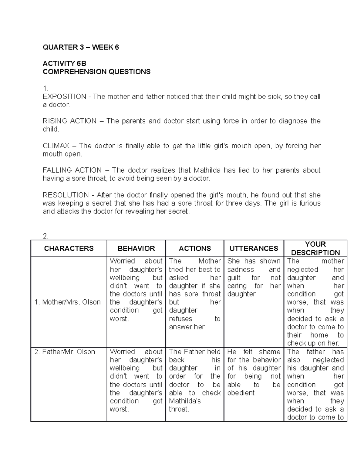 LECTURE NOTES FOR ACTIVITY 6C - QUARTER 3 – WEEK 6 ACTIVITY 6B ...