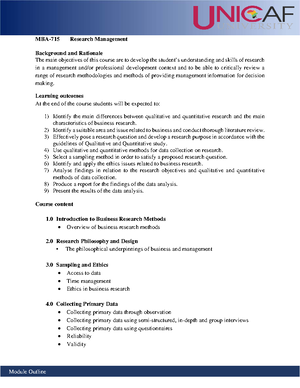 Introduction Module Research Project - Introduction Constant emergence ...