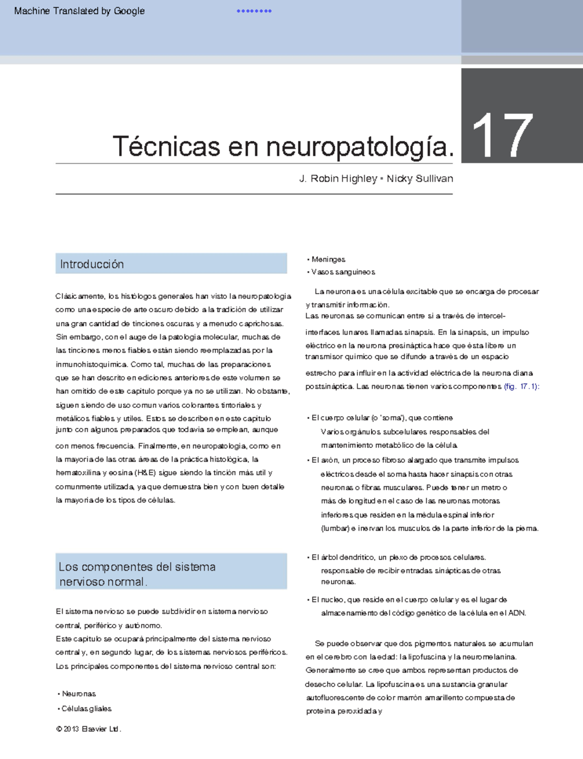 Bancrofts snc - bancrof - El árbol dendrítico, un plexo de procesos ...