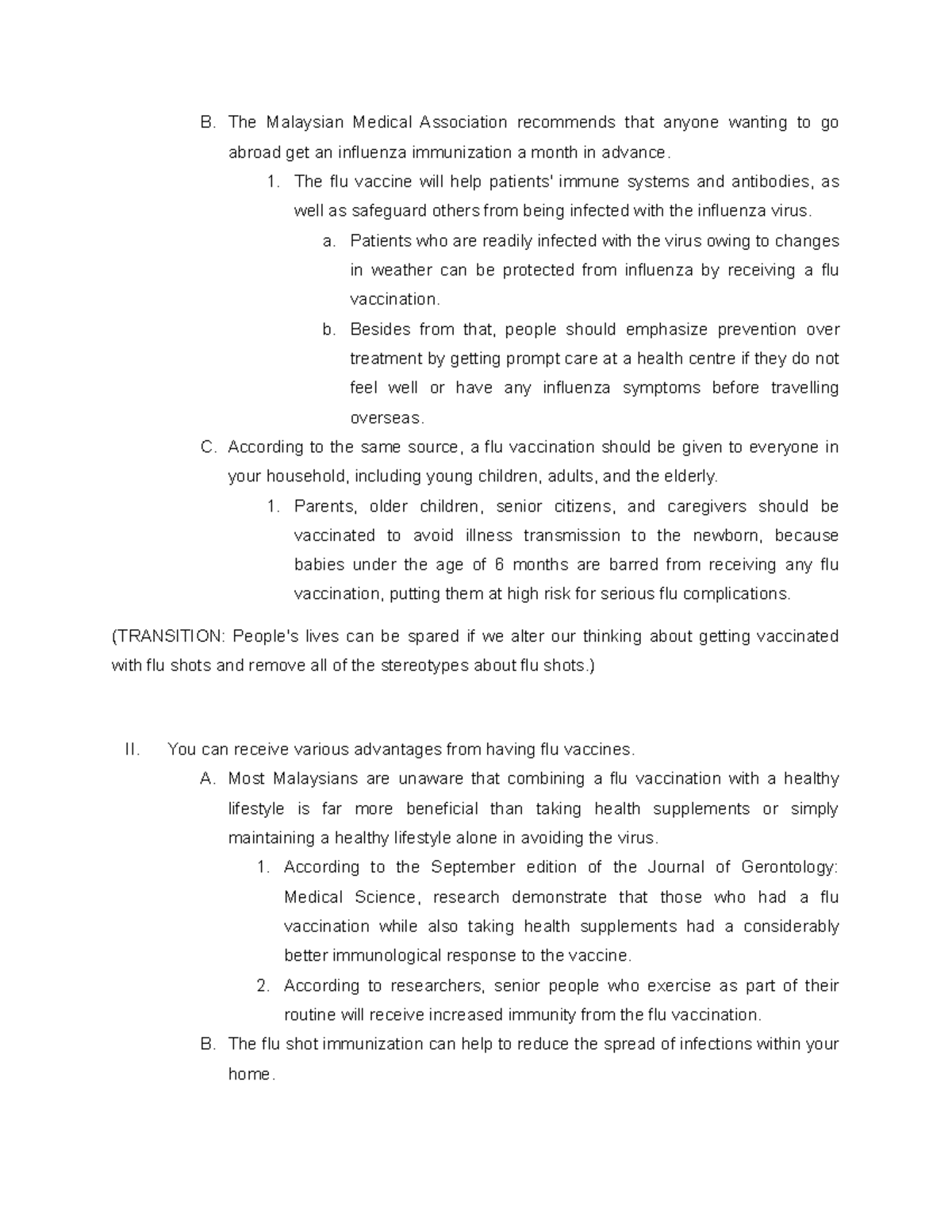 ELC590 Persuasive Speech P2 - B. The Malaysian Medical Association ...