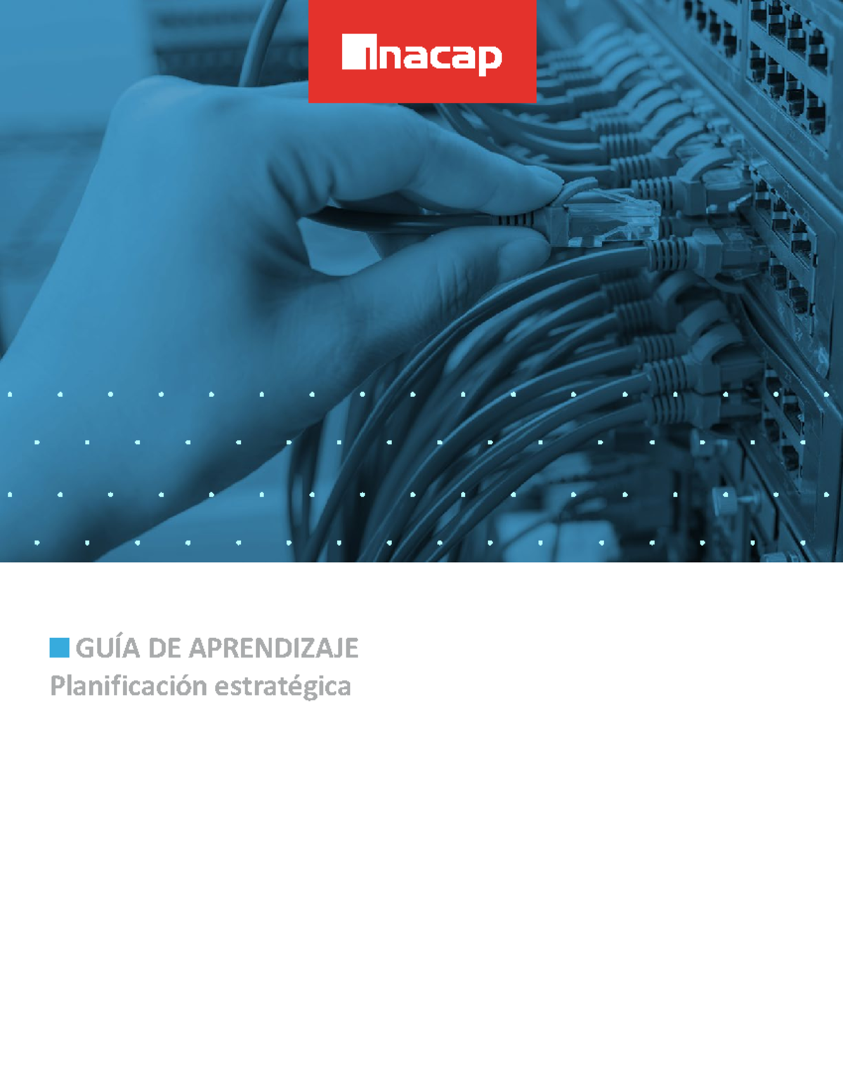 TIDC29 U1 GA GUÍA DE APRENDIZAJE Planificación estratégica - GUÍA DE ...