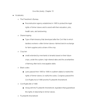 Outline 26Eisenhower - Summarized notes for chapter 26 - Eisenhower and ...