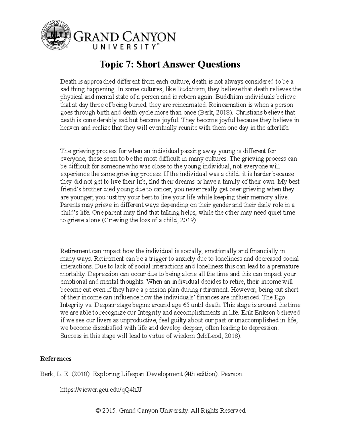 BHS 420 RS T7Short Answer Questions - Topic 7: Short Answer Questions ...